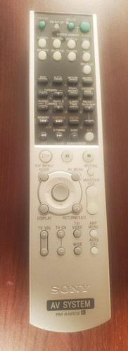 Sony RM-AAP012 A/V System Remote HT7000 HT7000DH HT7550DH STRDG600 OEM ...