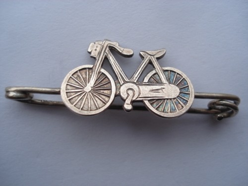 C1890S VINTAGE SILVER SAFETY BICYCLE SHAPE BAR PIN BROOCH | eBay UK