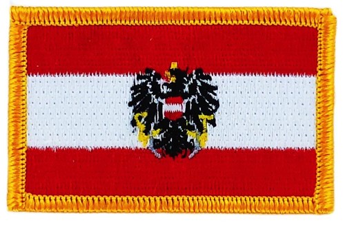 Embroidered Patch Flag AUSTRIA Austrian Eagle Thermoadhesive Coat of Arms | eBay