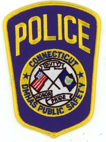 CONNECTICUT CT DMHAS PUBLIC SAFETY POLICE NICE SHOULDER PATCH SHERIFF ...