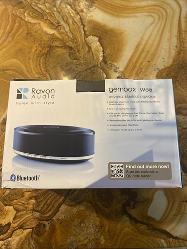 RAVON Audio Gembox W65 Bluetooth Speaker 885332000122| eBay