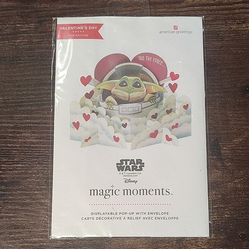 Cute Star Wars Grogu Baby Yoda Pop-Up Valentine's Day Card Mandalorian ...