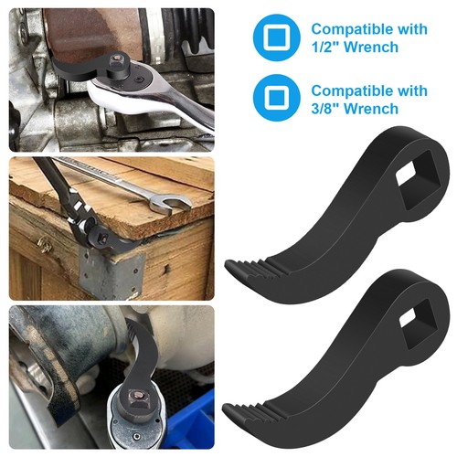 Pry Bar Wrench Adapter Head Half Shaft Removal Crowbar Ratchet Tool 1/2 ...