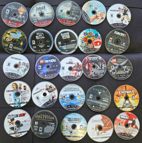 LOT OF 50 Playstation 3 Games - Discs Only PS3 Game Lot Good Condition ...