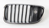 NEW BMW 5 F10 RADIATOR LEFT GRILLE ALUMINIUM MATT 51137412325 2015 OEM ...
