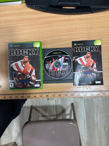 Rocky (Microsoft Xbox, 2002) CIB complete authentic with manuals ...