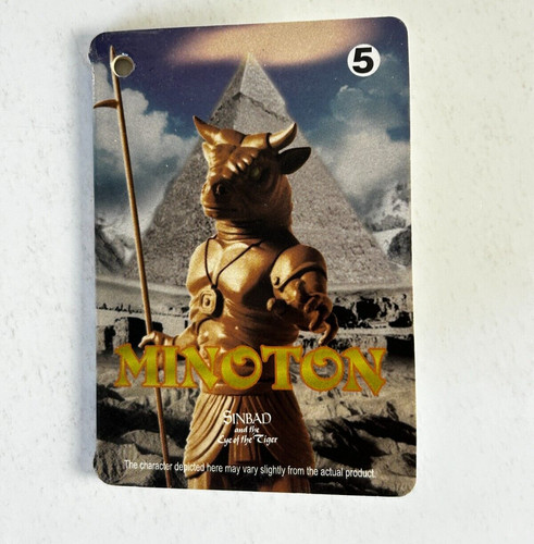 MINOTON #5 Action Figure TAG ONLY Sinbad The Eye Of The Tiger ...