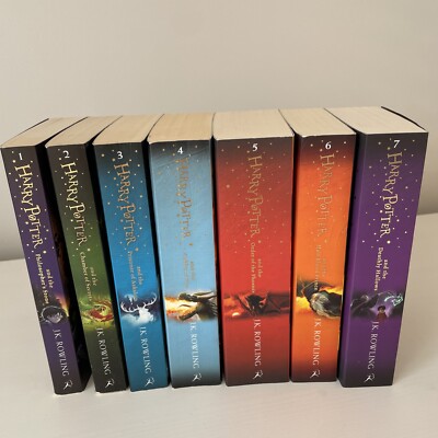 harry potter complete book collection products for sale | eBay