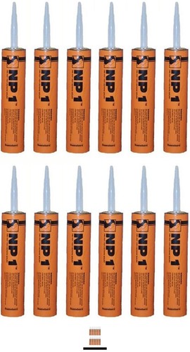 BASF MasterSeal NP 1 Aluminum Gray 12 pack Polyurethane Sealant - 10.1 ...