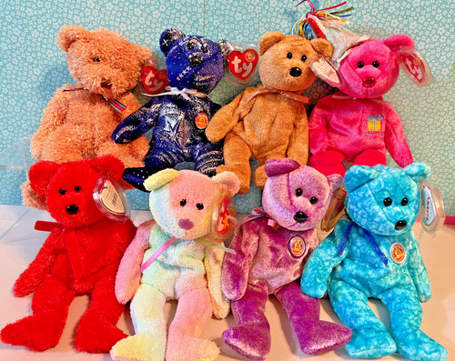 BEANIE BABIES BUNDLE OF 8, SEE DESCRIPTION FOR NAMES, NWT | eBay