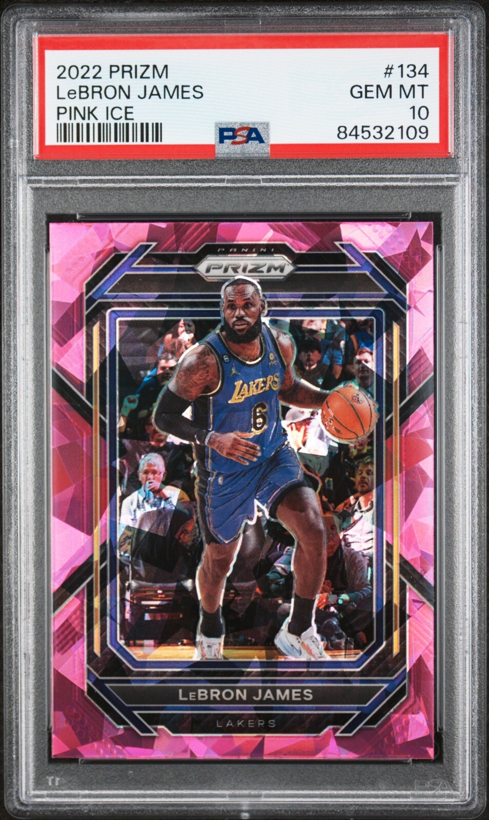 LeBron James 2022 Prizm #134 Pink Ice Price Guide - Sports Card Investor