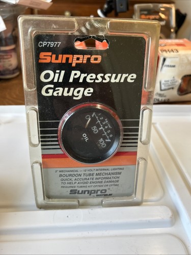 Sunpro Retro Line Oil Pressure Gauge CP7957 | eBay