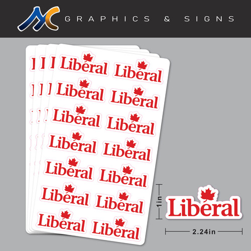 Elections Canada Liberal Party of Canada Label Stickers | eBay