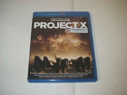 PROJECT X BLU RAY MOVIE A2883 | eBay
