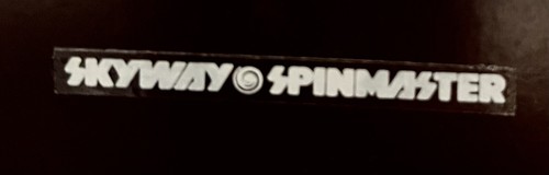 Old school BMX ORIGINAL '85 SKYWAY SPINMASTER STICKER DECAL NOS rotor ...