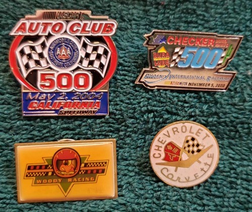 FREE SHIP--3 NASCAR pins, 1 Chevrolet pin | eBay