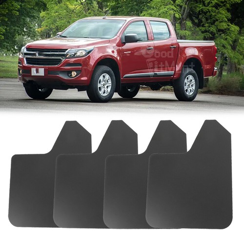 4X Mud Flaps Mudguards Fender Splash Guards Mudflaps Black For Chevy ...