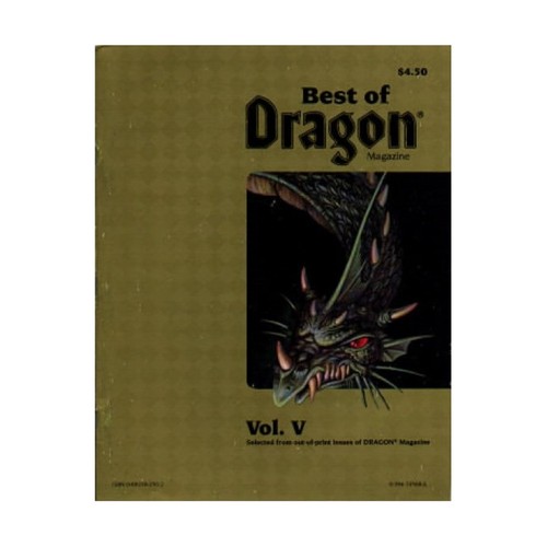 TSR Dragon Magazine Best of Dragon #5 Mag VG | eBay