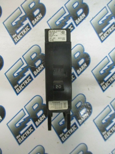 GHB1020 Circuit Breaker CH or WH 20 Amp 277 Volt 1 Pole Bolt On 14K ...