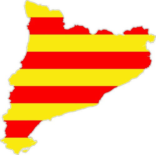 Vinyl Car Sticker Adhesive Catalan Flag Catalunya | eBay