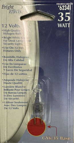 Bright Effects 35-Watt 12-Volt GY6.35 Old Style Bi-Pin Light Bulb - NEW ...