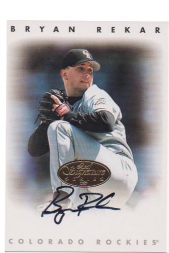 1996 leaf GOLD signature Bryan Rekar autograph MT | eBay