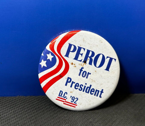 ROSS PEROT 1992 PRESIDENTAL CAMPAIGN BUTTON | eBay