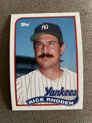 1989 Topps Rick Rhoden #18 Yankees @2754* | eBay
