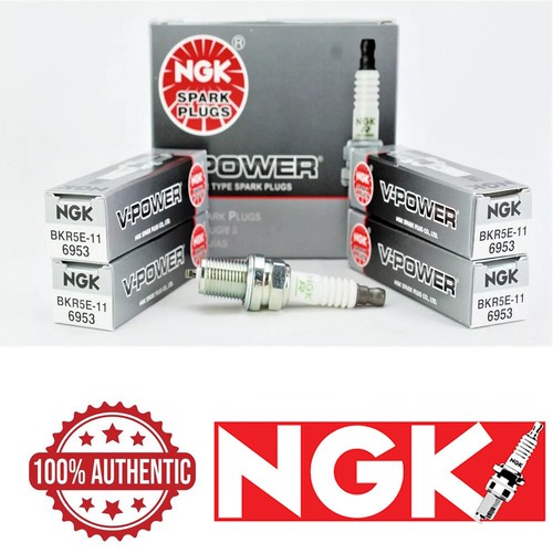 6953 High Quality Set Of 4 V-POWER SPARK PLUGS For BKR5E-11 | eBay