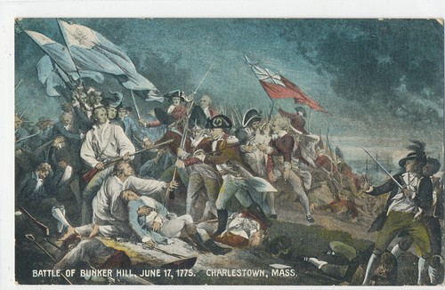 Battle of Bunker Hill June 1775 Charleston Massachusetts postcard | eBay