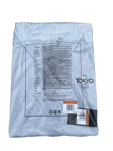 NEW Tokyo 2020 Olympics Men's Nike Dri-Fit Performance Polo Shirt Gray ...