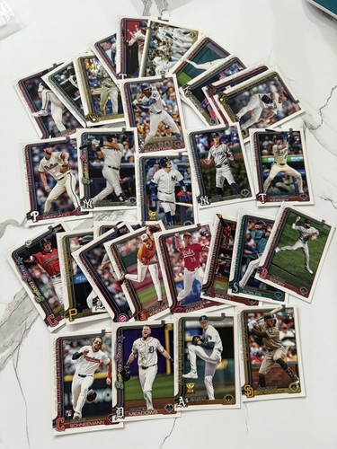 2025 Topps Baseball Card Lot (30 Unique Cards) Duke Ellis RC Mason ...