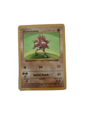 Hitmonchan pokemon cards 1st edition | eBay