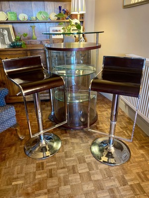 Glass Drinks Cabinet in Cabinets & Cupboards for sale | eBay