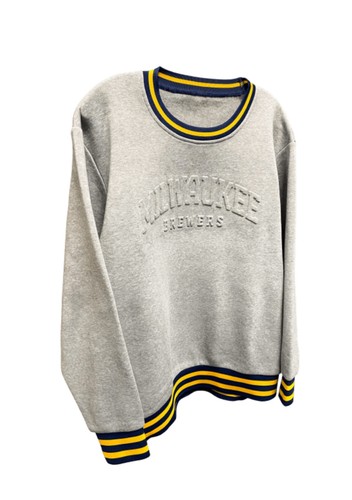 2025 MILWAUKEE BREWERS SWEATSHIRT SGA CREW NECK ~ XL ~ NEW | eBay