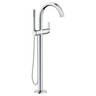 Grohe 29302000 Free Standing Tub Filler with Built-In Diverter and Hand ...