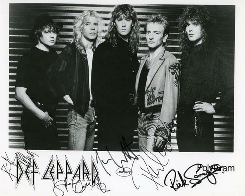 REPRINT - DEF LEPPARD Joe Elliott Autographed Signed 8 x 10 Photo ...