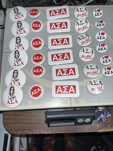Alpha Sigma Alpha Button Assortment 6 Sets Of 5 Different Buttons LAST ...