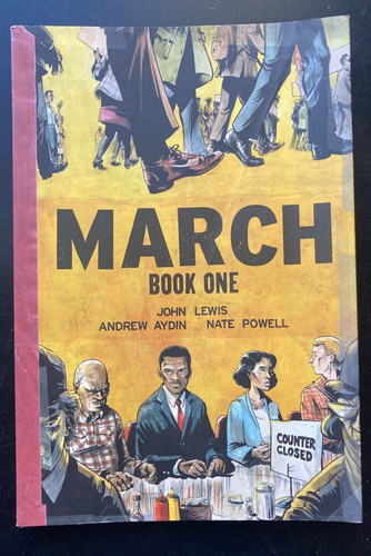 March: Book One by Andrew Aydin and John Lewis (2013, Trade Paperback ...