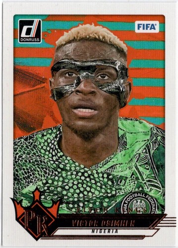 2024-25 Panini Donruss Fifa Pitch Kings Victor Osimhen Insert Card #16 ...