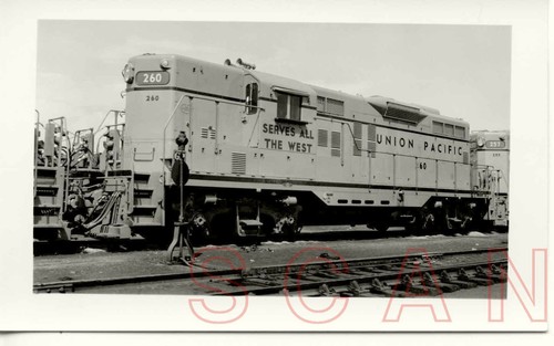 7J092 RP 1954 UNION PACIFIC RAILROAD ENGINE #260 | eBay