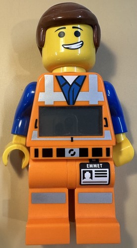 Lego The Lego Movie Emmet Light Up Digital Alarm Clock - Tested And ...