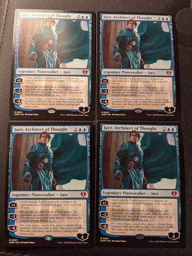 4x Jace, Architect of Thought (851/1173) Commander Masters NM Unplayed ...