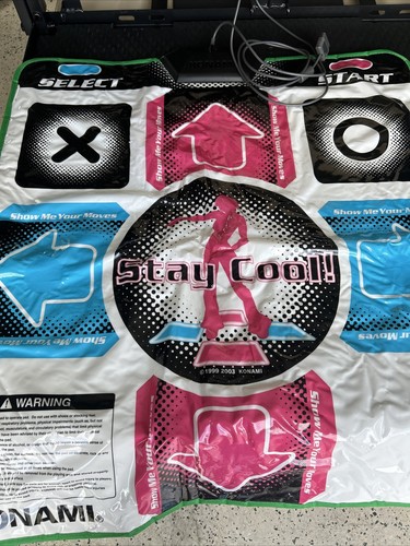 Official Konami Wired Playstation 2 PS2 PS1 Regular DDR Dance Pad Mat ...