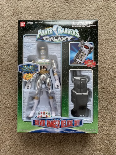 Power Rangers Lost Galaxy Silver Ranger Deluxe Set | eBay