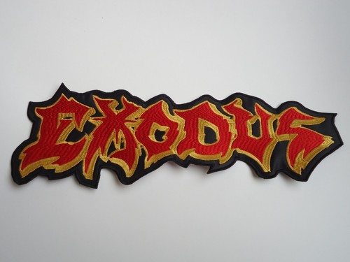 EXODUS THRASH METAL EMBROIDERED BACK PATCH | eBay
