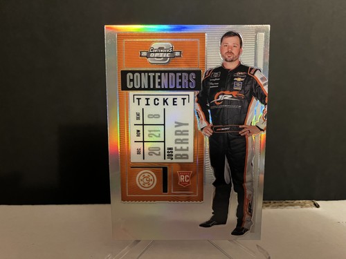 2021 NASCAR Panini Chronicles Josh Berry #19 Contenders Silver Prizm ...