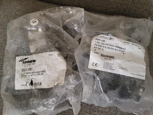 [Lot of 2] 10-Pk Commscope SSH-158 Andrew SnapStack Hanger 1-5/8" | eBay