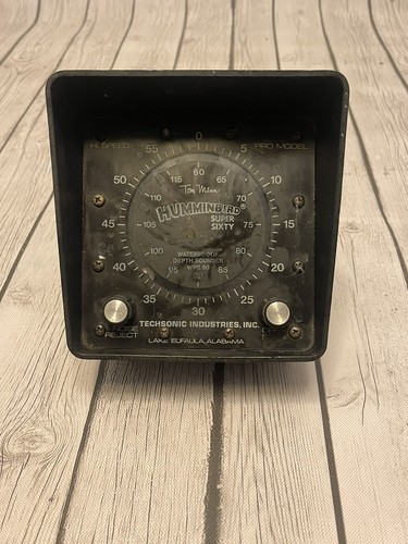 Vintage Humminbird Super Sixty Depth Sounder TMH 60 Fish Finder Tom ...