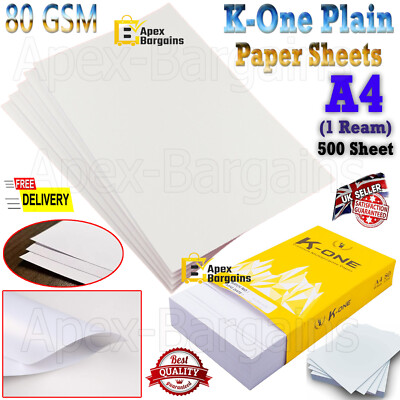 A4 Plain Printer Paper for sale | eBay UK